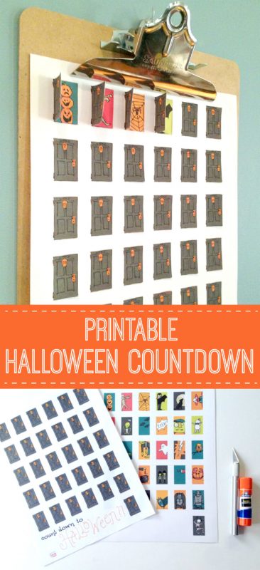 Celebrate All Month with a Halloween Countdown Printable - Make and Takes