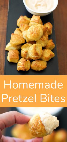 Simple Snackable Homemade Pretzel Bites - Make and Takes