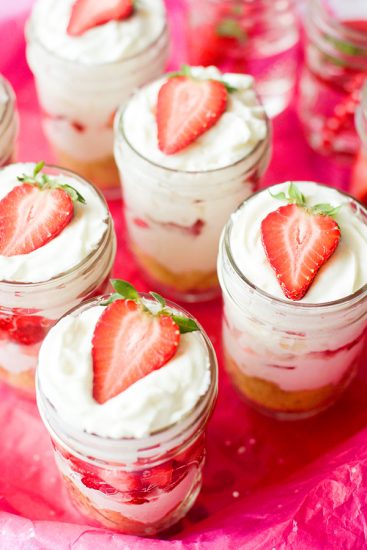 Mini Strawberry Shortcake Trifles - Make and Takes
