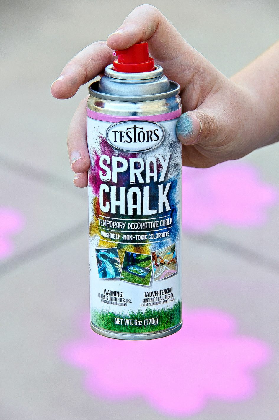Get Outdoors This Summer With Spray Chalk - Make and Takes