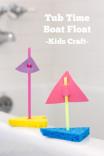 Tub Time Boat Float Craft + Video - Make and Takes