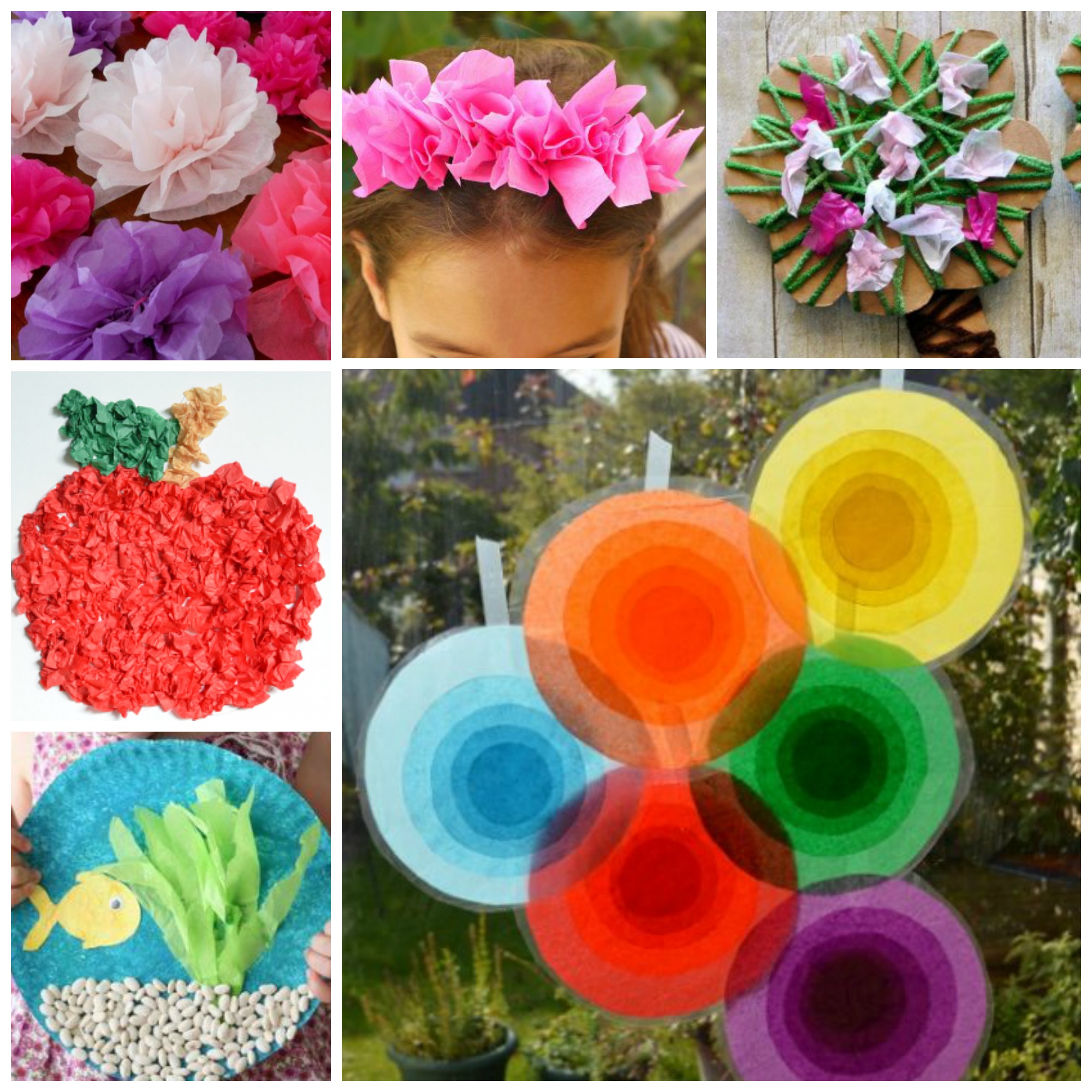 15 Tissue Paper Crafts for Kids - Make and Takes 15 Tissue Paper Crafts for Kids - Make and Takes