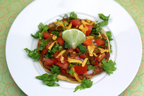 Simple and Healthy Vegetarian Tostadas - Make and Takes