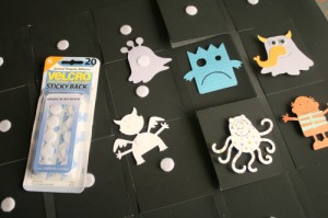 Monster House Matching Game for Halloween Fun - Make and Takes