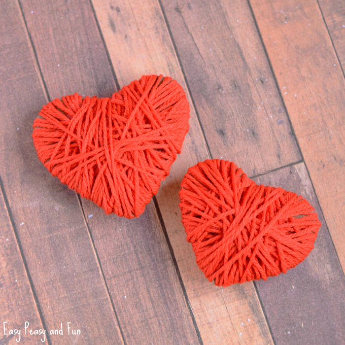 15 Heart Shaped Yarn Projects to Create - Make and Takes