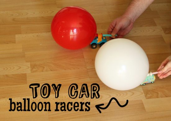 Toy Car Balloon Racers - Make and Takes