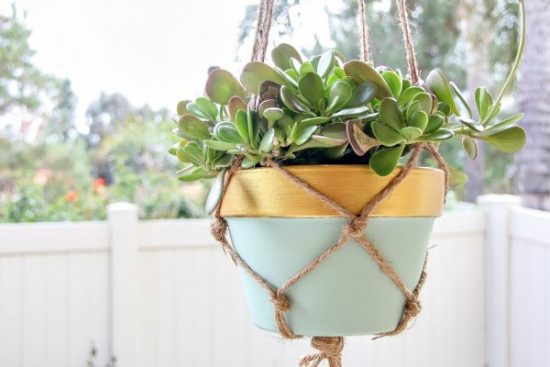 21 DIY Hanging Planters YOU Can Make - Make and Takes