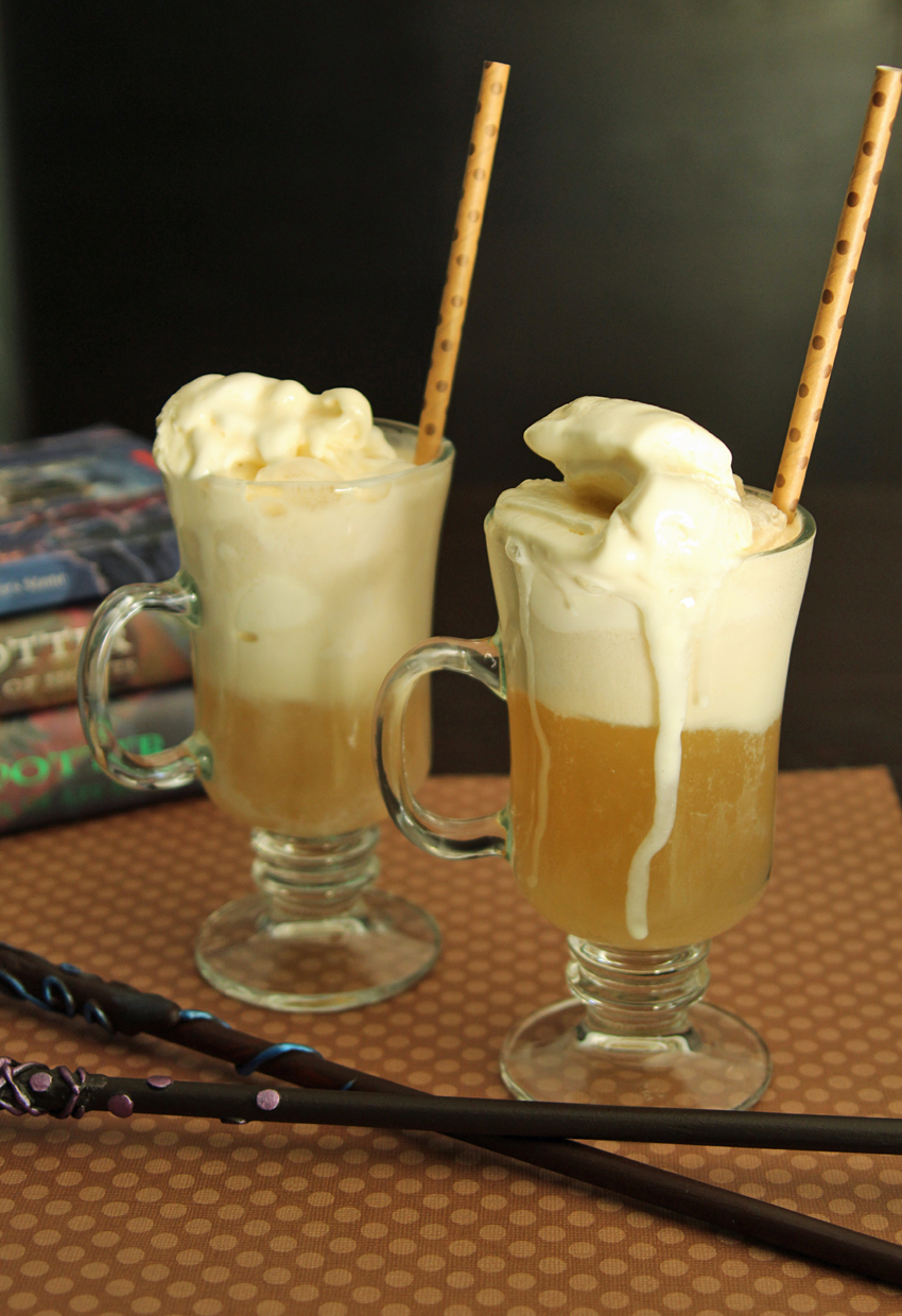 Harry Potter Butterbeer Floats - Make and Takes