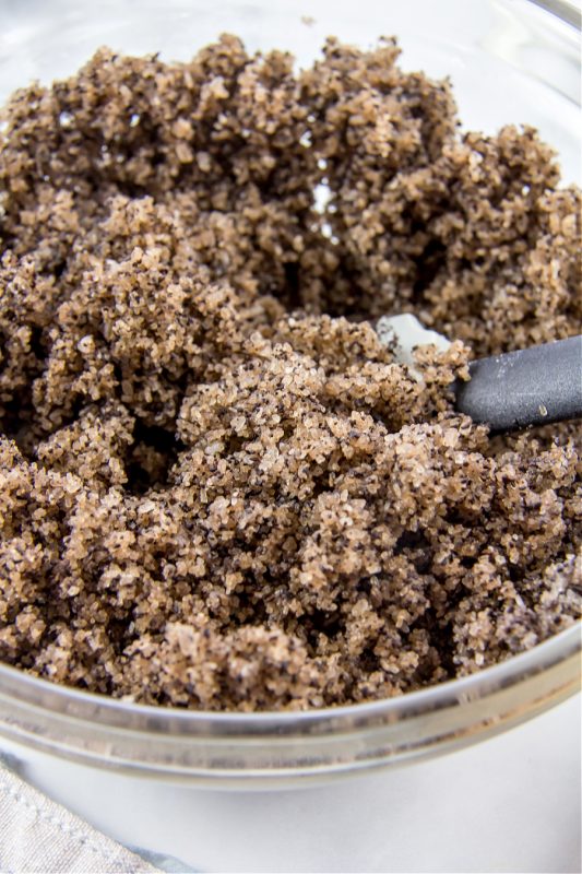 DIY Exfoliating Coffee Salt Scrub - Make and Takes