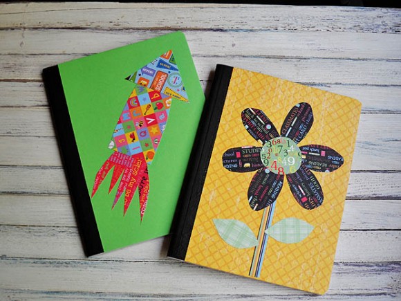 Decorated Composition Notebooks For Back To School Make And Takes