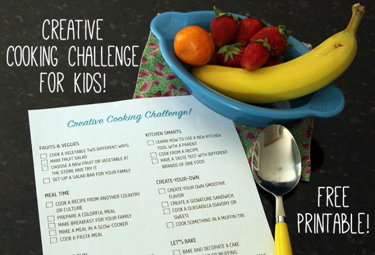 Creative Kids Cooking Challenge - Make and Takes