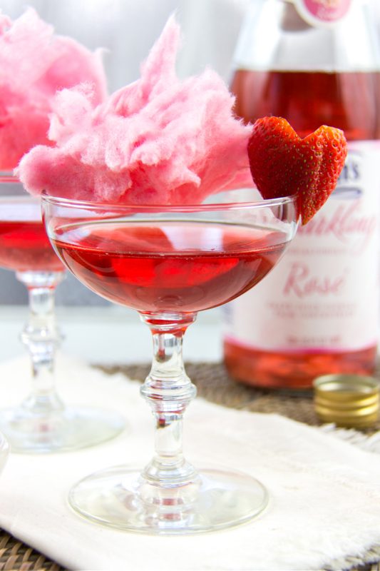 Make This Cotton Candy Mocktail for Valentine's Day - Make and Takes