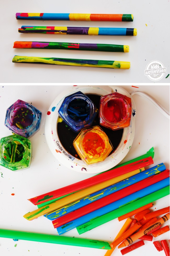 27 New Uses for Old Broken Crayons - Make and Takes