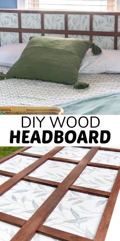Easy DIY Wood Headboard for Your Bed - Make and Takes