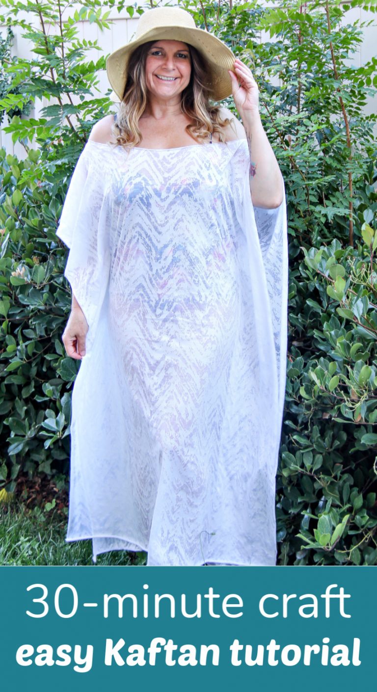 How To Make An Easy Kaftan - Make and Takes