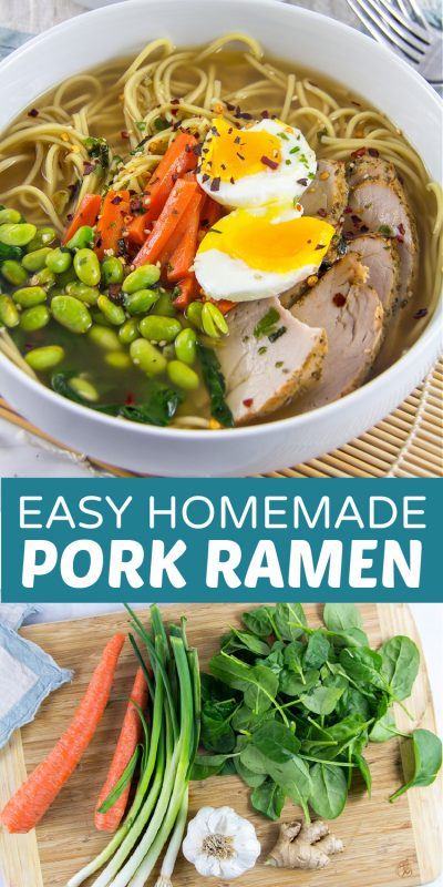 How to Make an Easy Pork Ramen Bowl - Make and Takes