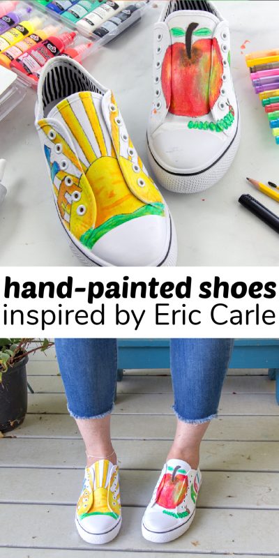 DIY Hand Painted Shoes for Teachers and Students This School Year ...