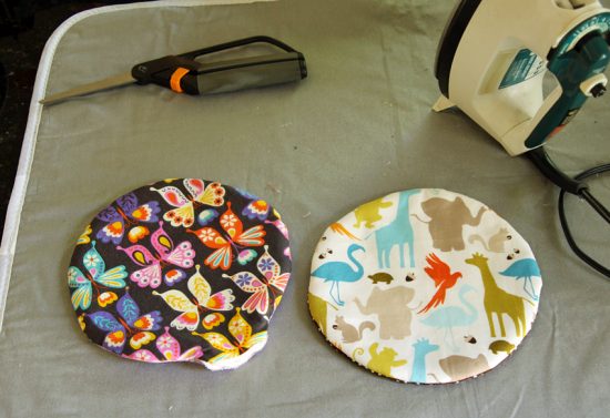 Fabric Frisbee for Indoor Play - Make and Takes