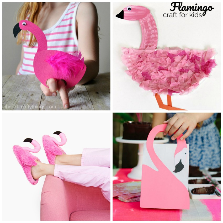 15 Super Fly Pink Flamingo Crafts | Make and Takes