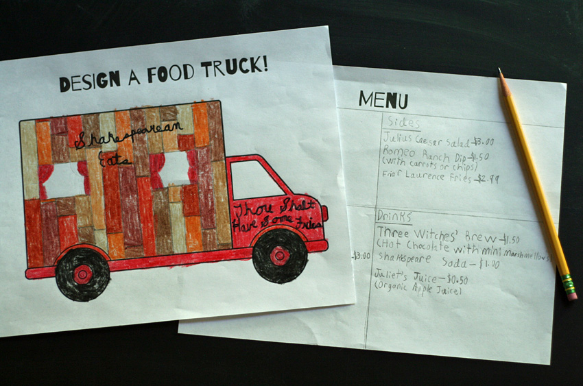 Design a Food Truck Printable - Make and Takes