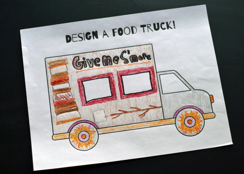 Design a Food Truck Printable - Make and Takes