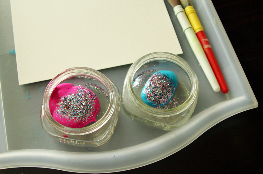 Sparkly Painted Butterfly Craft - Make and Takes