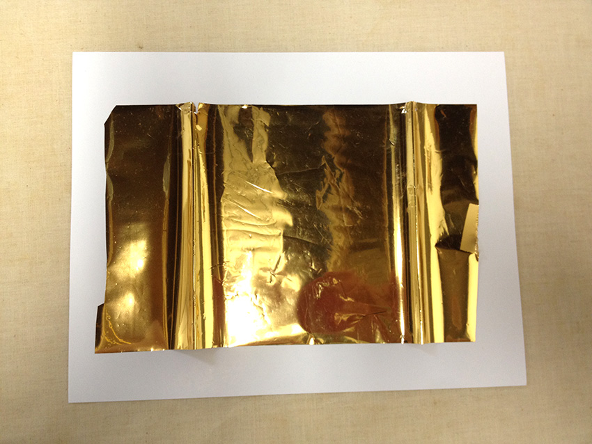 Hallelujah Gold Foil Art - Make and Takes