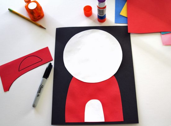 Bright & Colorful Paper Gumball Machine Collage - Make and Takes
