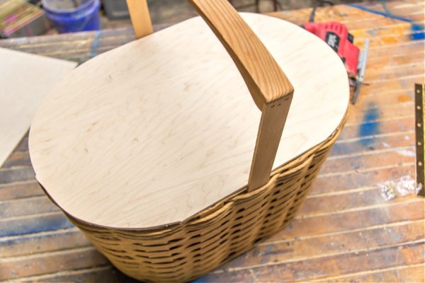 How to Turn an Ordinary Basket Into a DIY Picnic Basket - Make and Takes