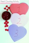 Heart Counting Activity for Preschoolers - Make and Takes
