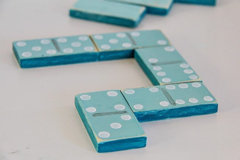 How to Make DIY Dominoes - Make and Takes