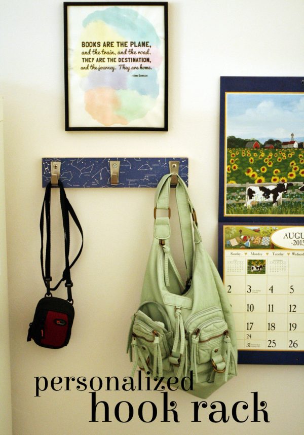 Make a Personalized Hook Rack - Make and Takes