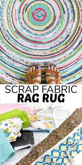 Make a DIY Rag Rug Using Fabric Strips - Make and Takes