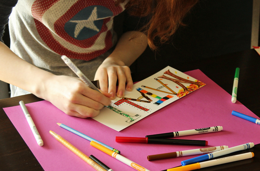 Drawing with Kids: Illustrated Names - Make and Takes