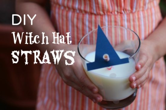 Make These DIY Witch Hat Straws - Make and Takes