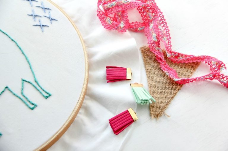 Maker Mama Llama Embroidery Pattern - Make and Takes