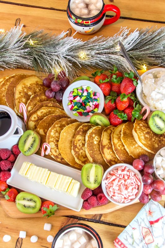 Easy Christmas Breakfast Board Idea - Make and Takes