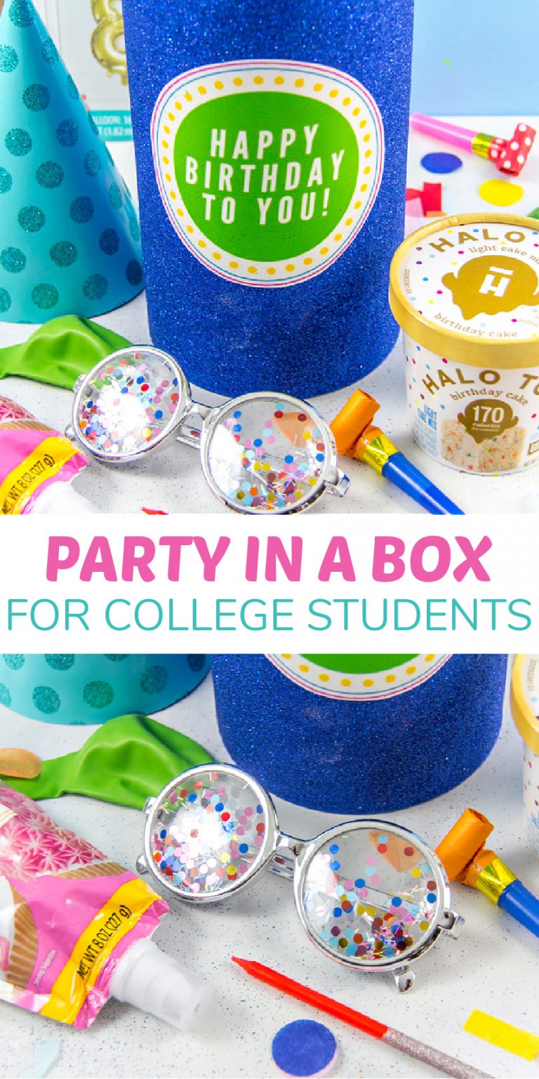 DIY Party in a Box - Gift for College Students - Make and Takes