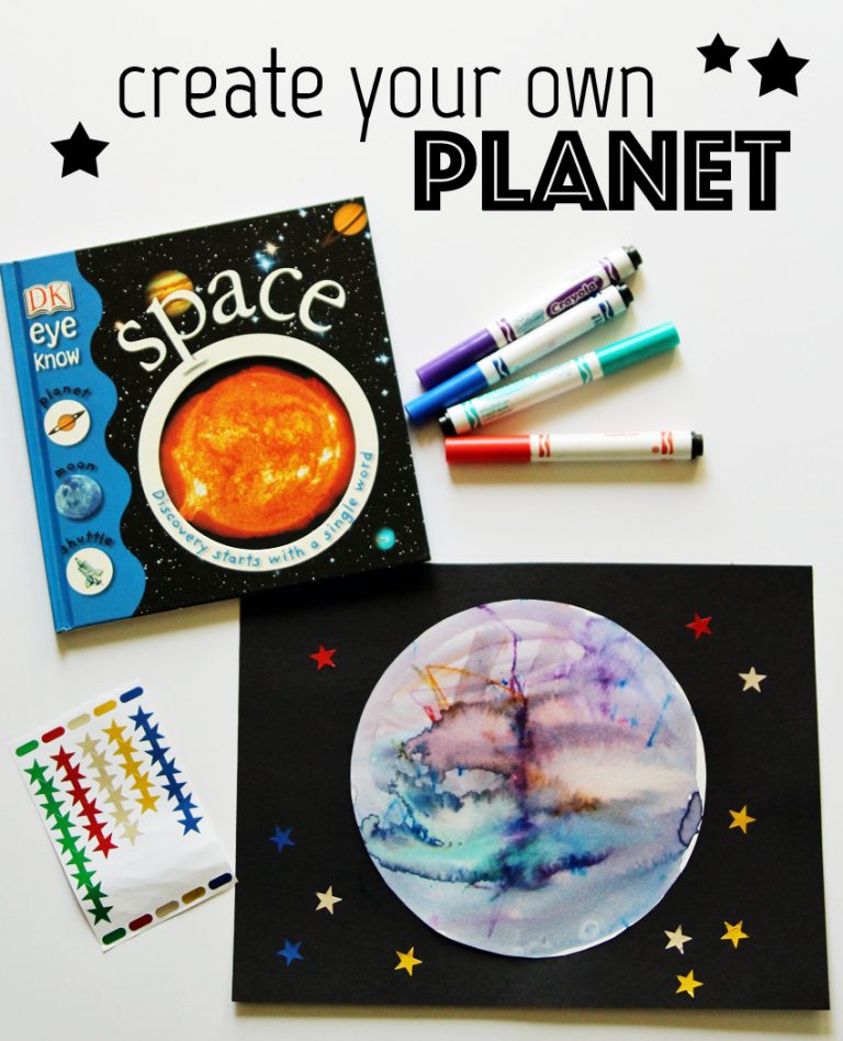Create a Planet Art Project - Make and Takes