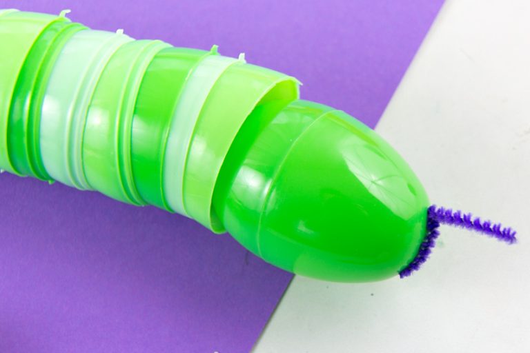 The Very Hungry Caterpillar Plastic Easter Egg Craft - Make and Takes