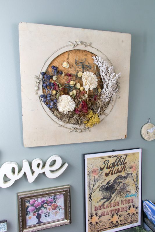 DIY Dried Flower Wall Art - Make and Takes