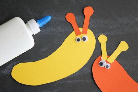 Recycled CD Snail Kid Craft - Make and Takes