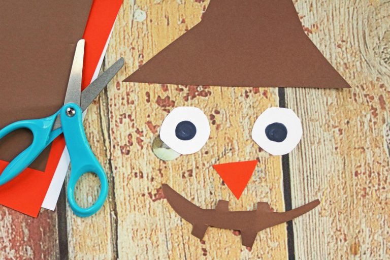 Popsicle Stick Scarecrow - Make and Takes