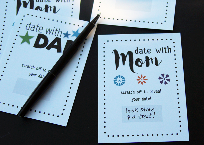 Scratch-Off Coupons for a Family Date Night - Make and Takes