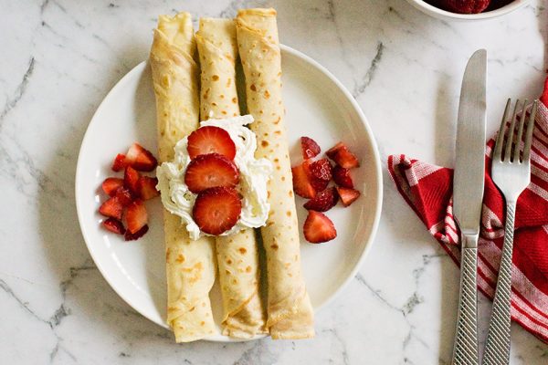 Simple Crepes Recipe - Make and Takes