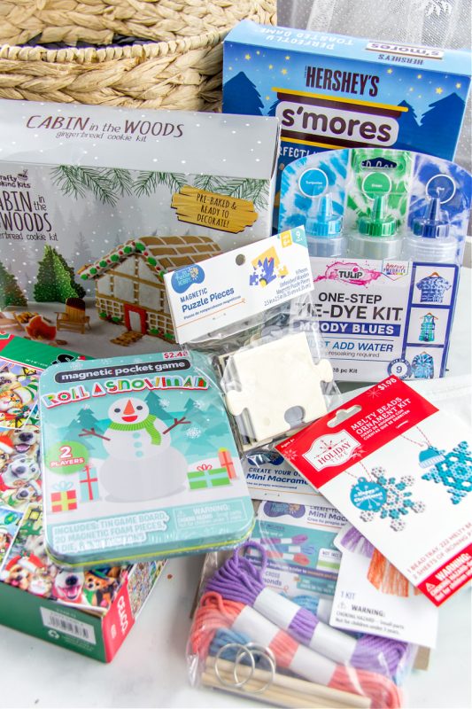 A Gift Basket Full of Activities for Snow Days - Make and Takes