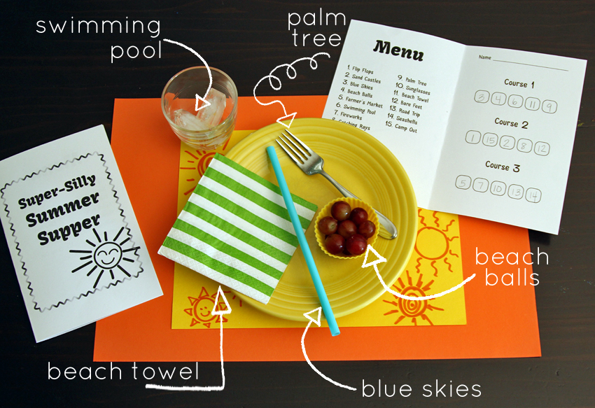 Super-Silly Summer Mystery Meal - Make and Takes