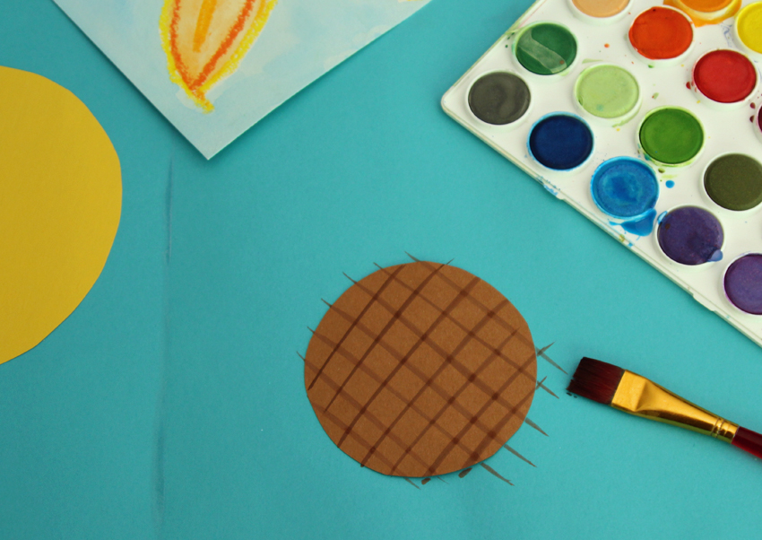 Mixed Media Sunflower Art Project - Make and Takes