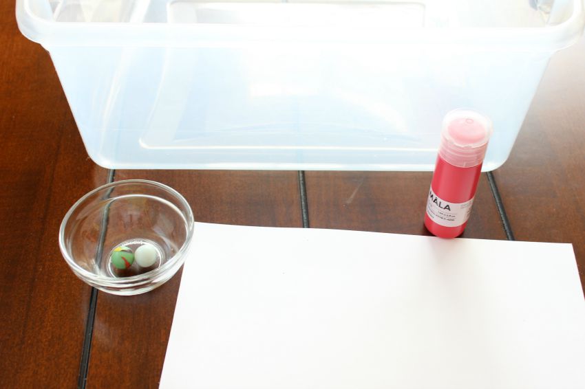 Marble Painted Apple Craft - Make and Takes