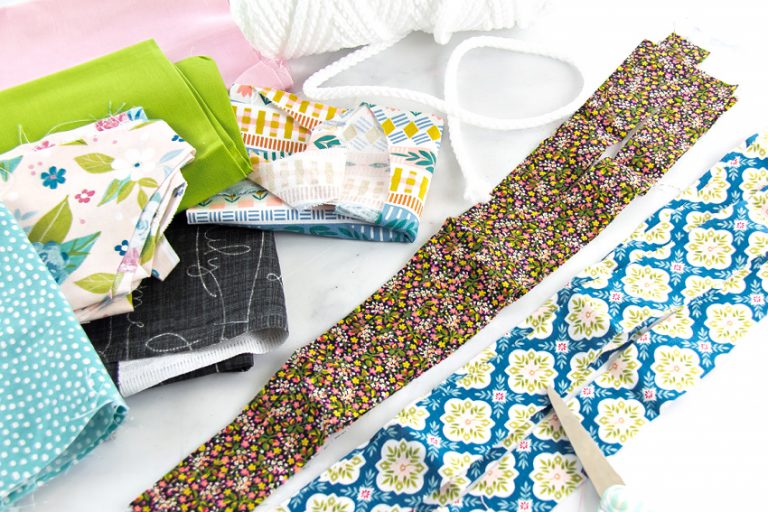 Make a DIY Rag Rug Using Fabric Strips - Make and Takes